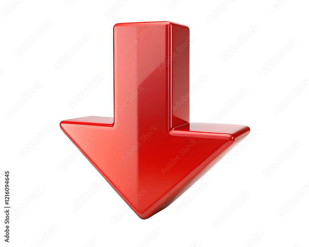 red arrow icon clipart image on transparent background Stock ...