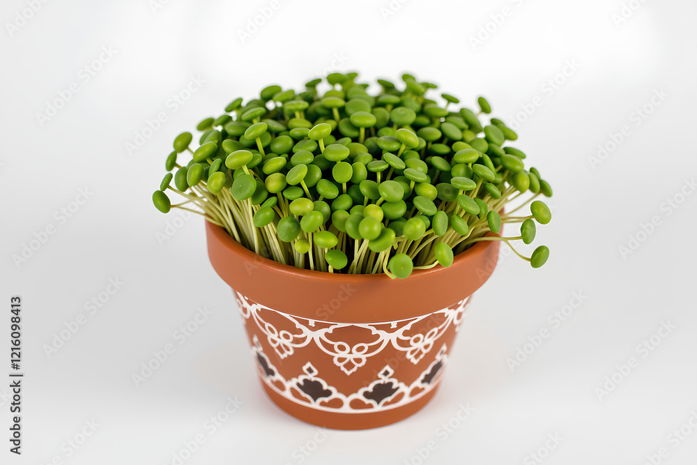 Celebrating Nowruz: Sabzeh Sprouts in a Traditional Pot, Symbol of ...