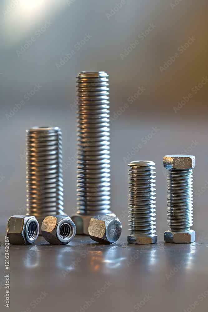 Showcasing a Spectrum of Nut and Bolt Sizes: A Comparative Visual Guide ...