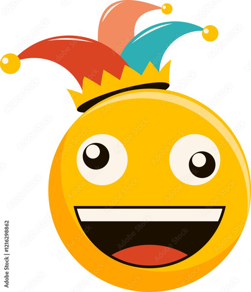 April Fools Day Emoji Stock Vector | Adobe Stock