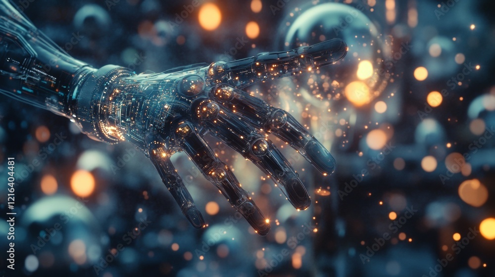 Ai, the concept of artificial intelligence use analytics, automation ...