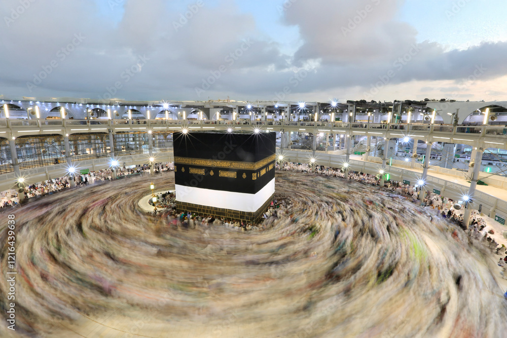The Kaaba is the holiest place in the world for Muslims, located near ...