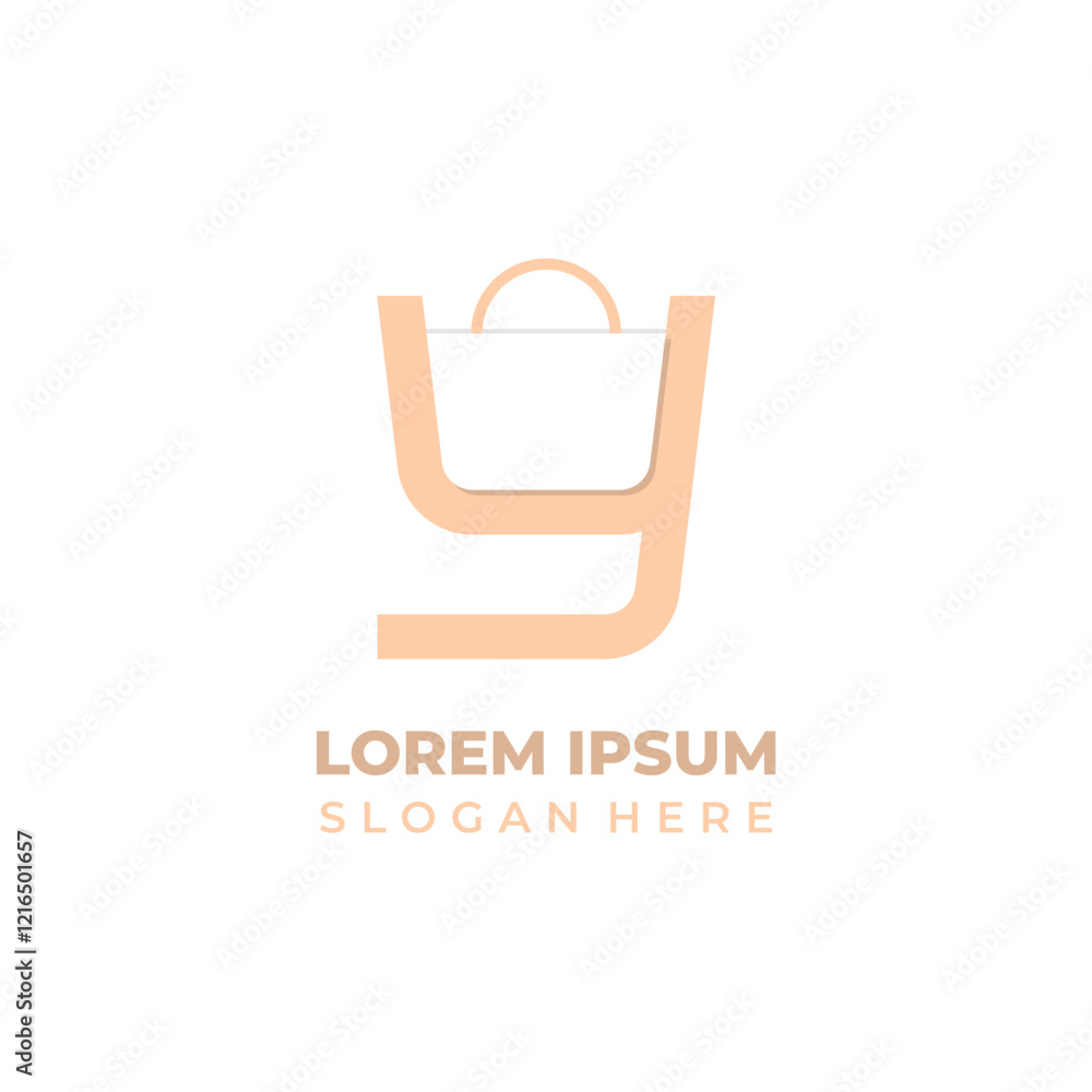 Letter Y shop logo vector, symbol of initials letter Y combination with ...