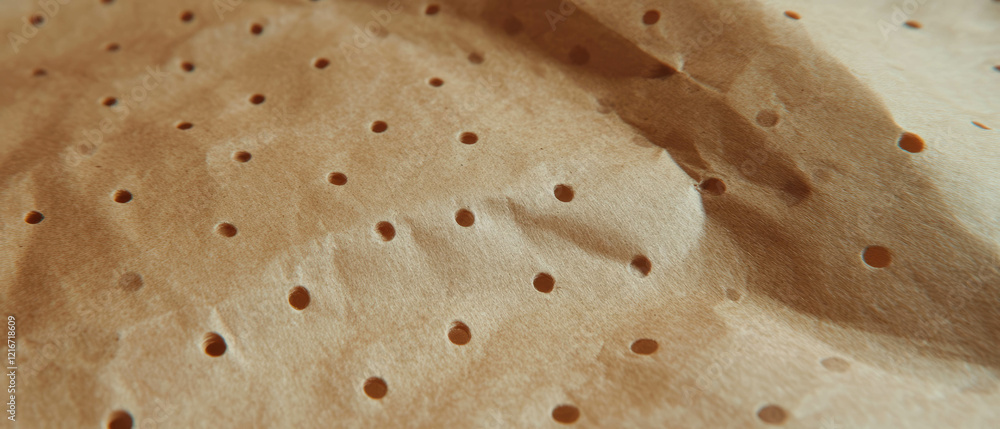 Kraft paper texture featuring a dotted pattern with uniform dot ...