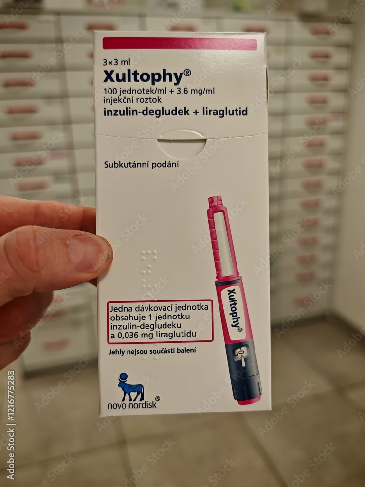 Prague,Czech Republic-January 24 2025: Xultophy by NOVO NORDISK ...