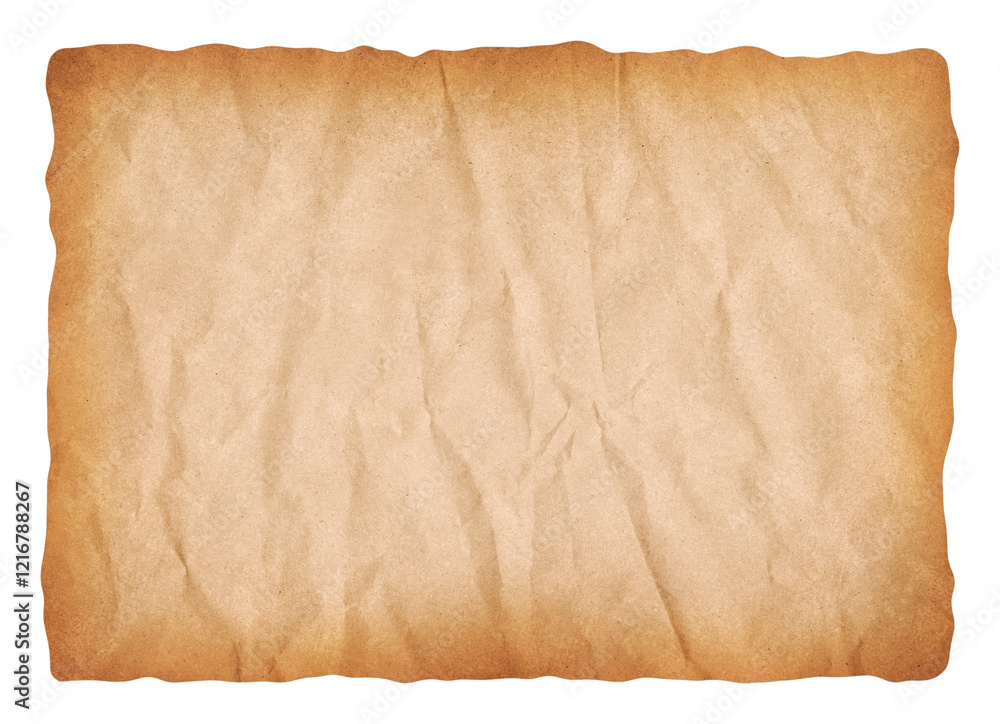 blank treasure map, paper vintage background. recycle brown paper ...