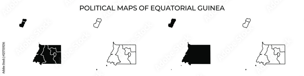 Different political maps illustrate the geographic divisions of ...