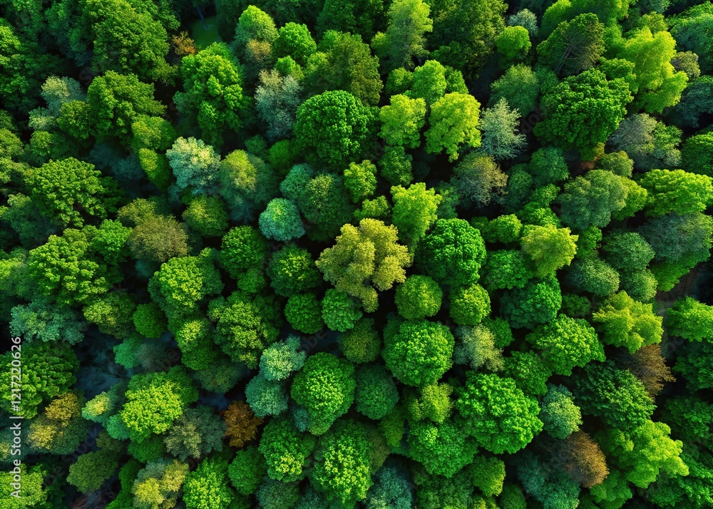 Detailed 3D forest top view, PNG format. Stock Illustration | Adobe Stock