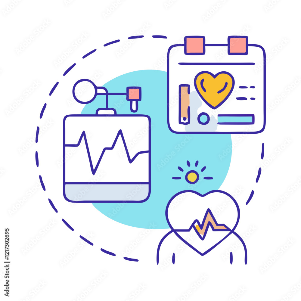 vital signs icon, vital signs vector illustration-simple illustration ...