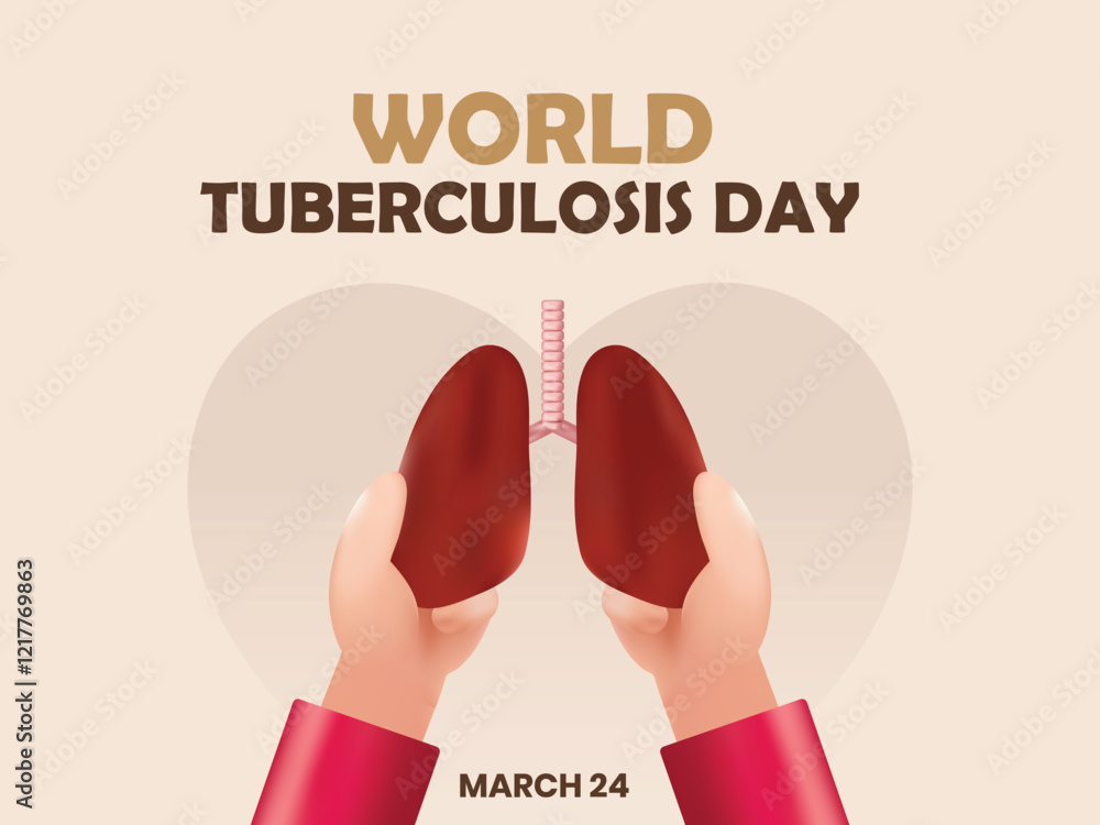 World Tuberculosis Day on March 24 Illustration with Pictures of the ...