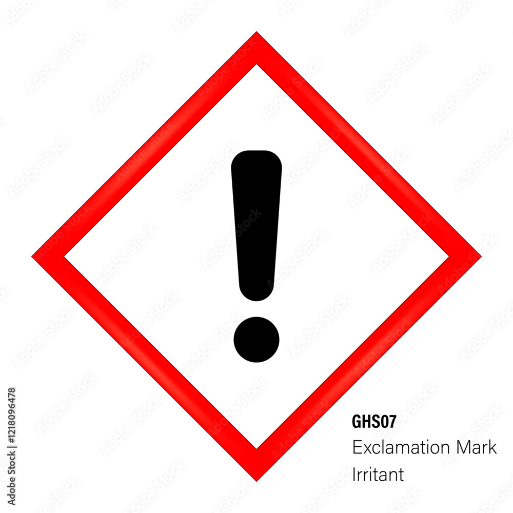 Stock-Vektorgrafik „Harmful warning sign. Globally harmonized system ...