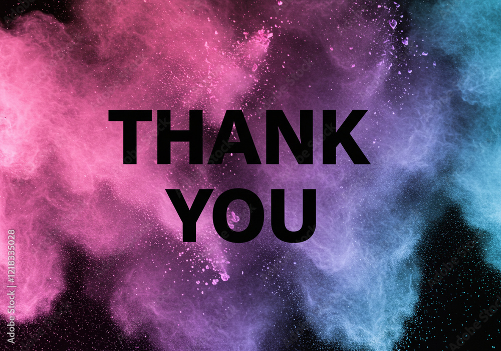 A creative visual representation of gratitude, showcasing a burst of ...