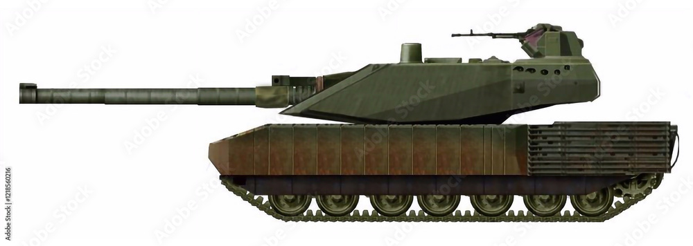 The concept of the new Russian MBT, which is a response to the KF-51 ...