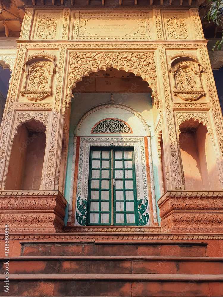 photo footage taken from the outside of the tomb of "Sirhind, India 12. ...