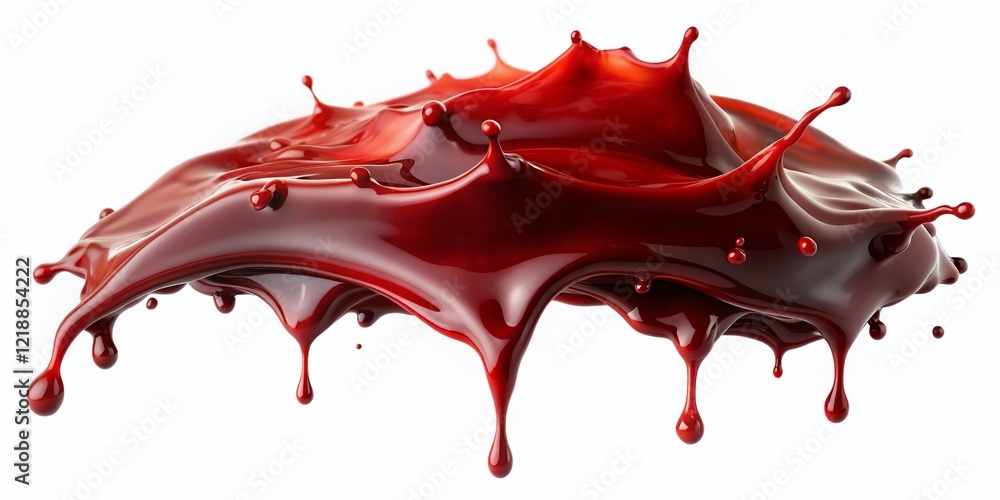 Blood Pool Silhouette on White, Surreal Photography, AI Art, Dramatic ...