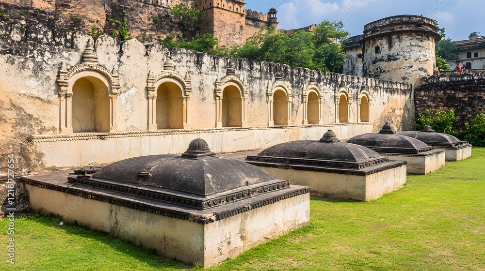 Ancient Indian Architecture- Domes and Arched Niches in a Historical ...