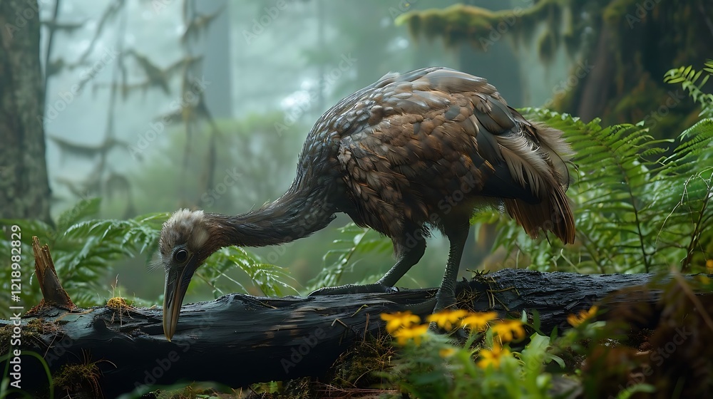 Moas were giant, flightless birds native to New Zealand, known for ...