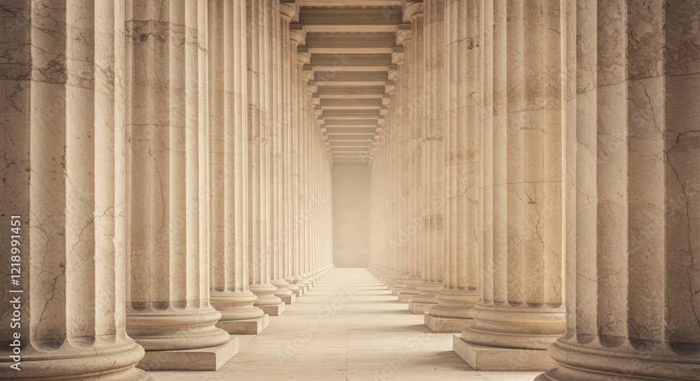 columns in the temple of heaven Stock Photo | Adobe Stock
