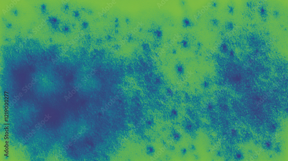 Abstract digital heat map with vibrant gradient hues of blue and green ...