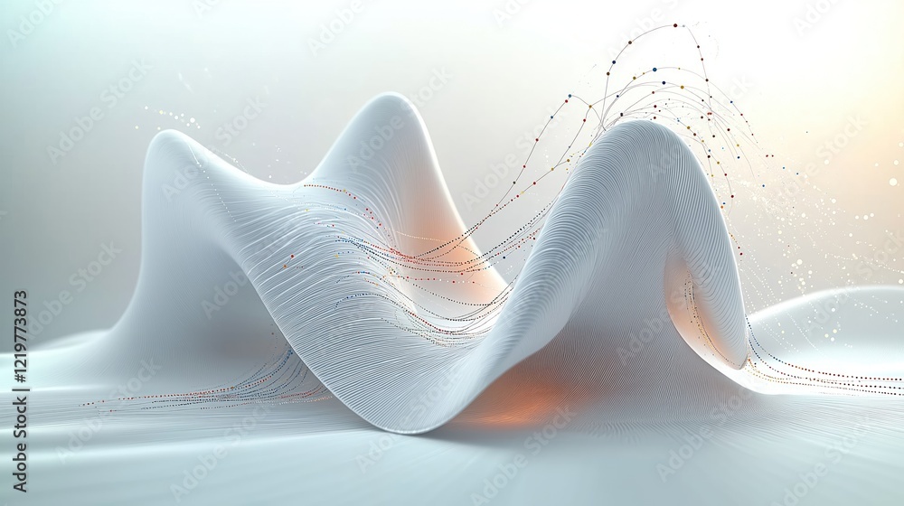 Abstract graphic representation of IQ score distribution across ...