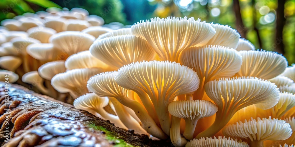 Architectural Photography: White Fungus Texture, Mycelium Structures ...