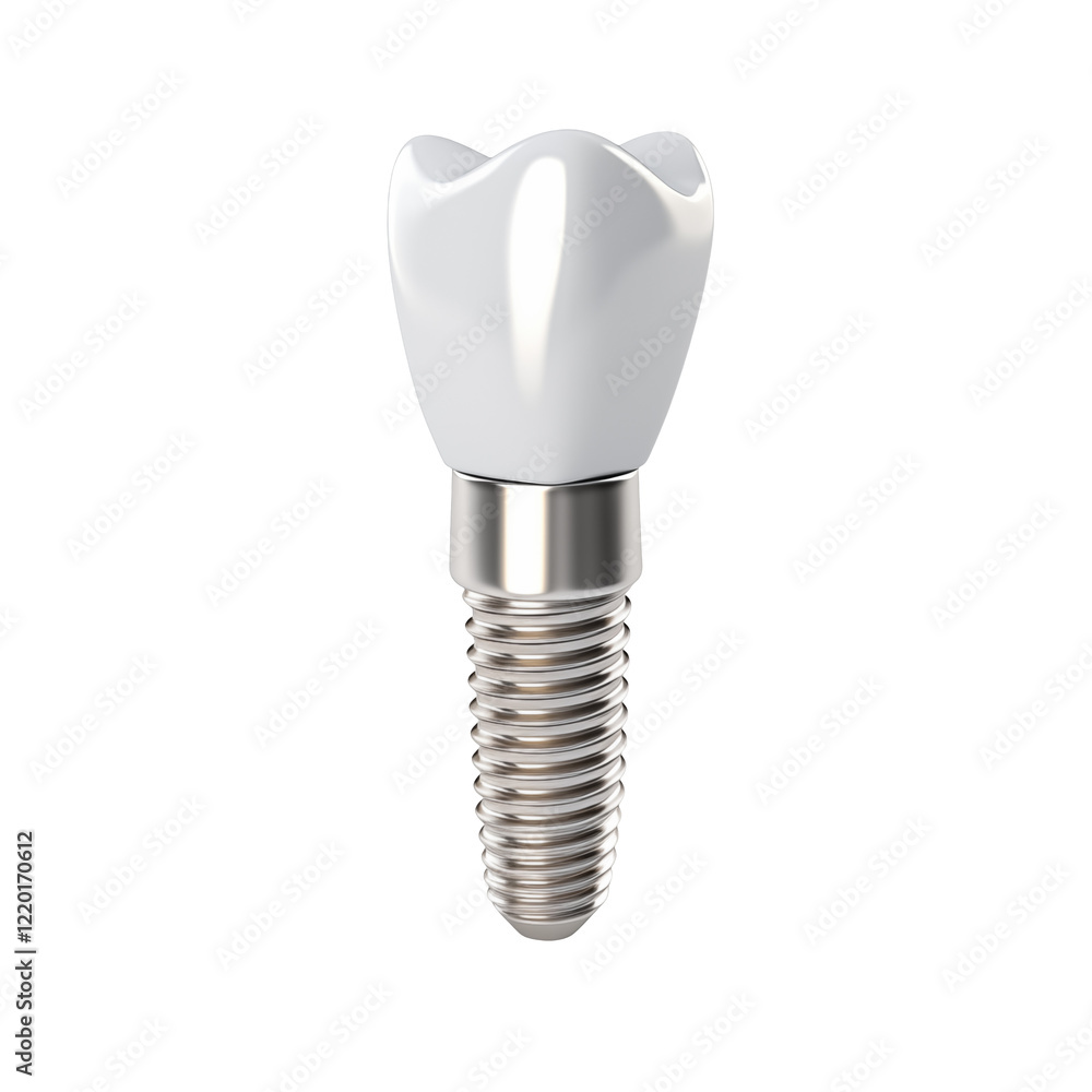 Dental Implant Crown Anatomy High Resolution 3D Model for Medical ...