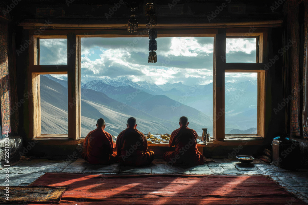 Monastery transformed into an innovation hub shows monks engaging with ...