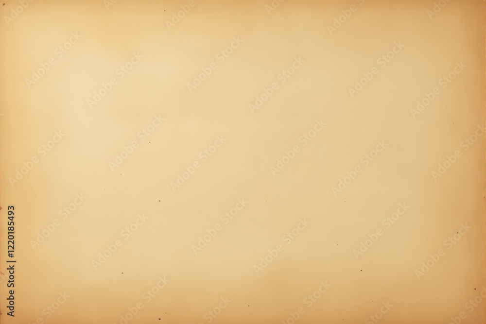 Antique beige paper with vintage texture and subtle stains, on a plain ...