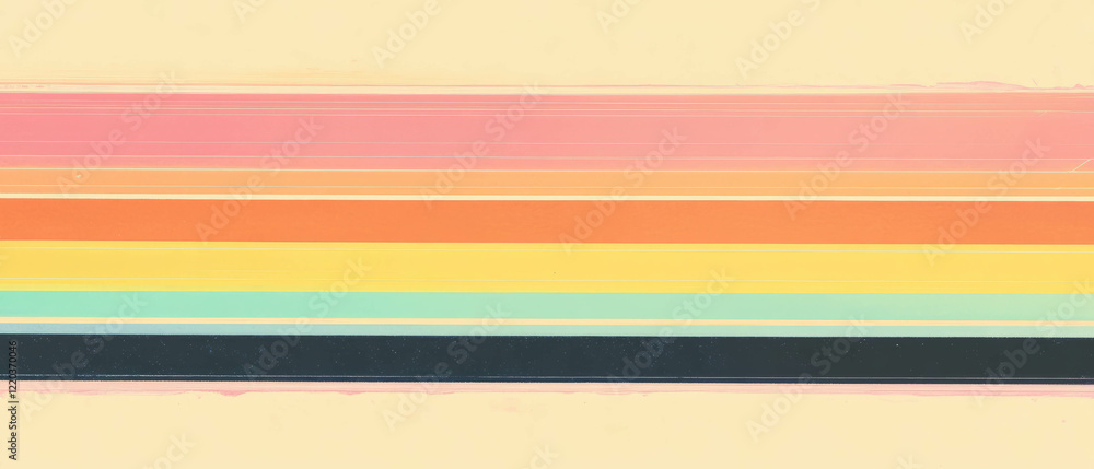 Retro gradient background with subtle scanline effect creating a ...
