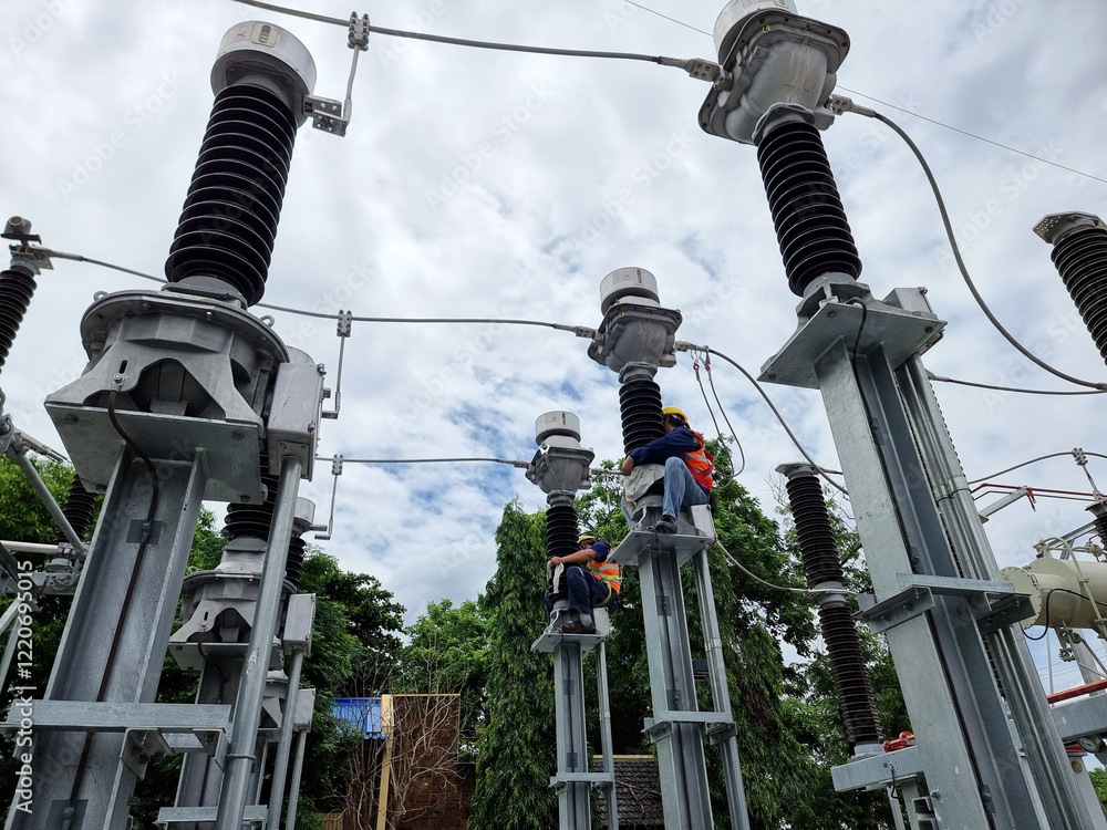 Electrical Preventive Maintenance, Insulator Cleaning Service for 115kV ...