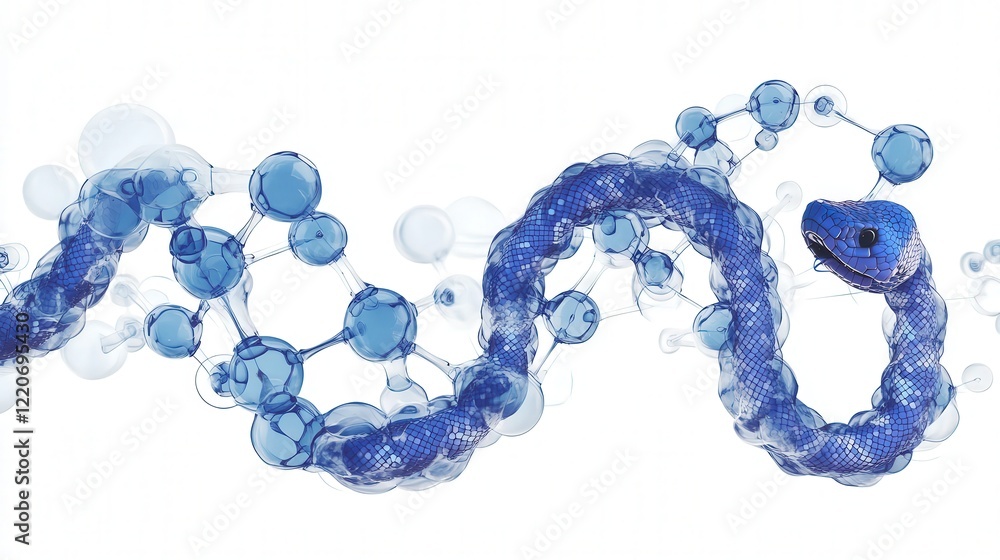 molecular structure diagram showing the components of snake venom and ...