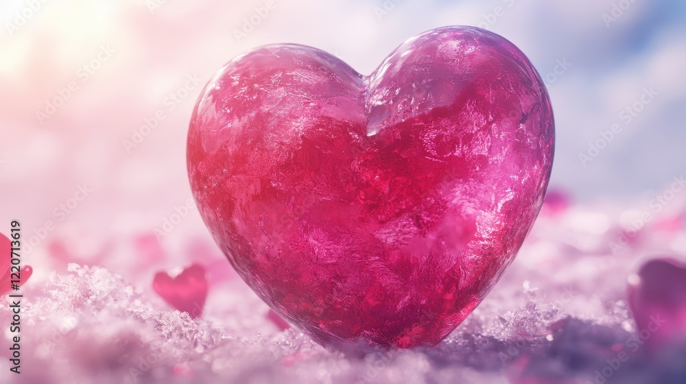 Romantic heart background for valentine's day celebration and february ...