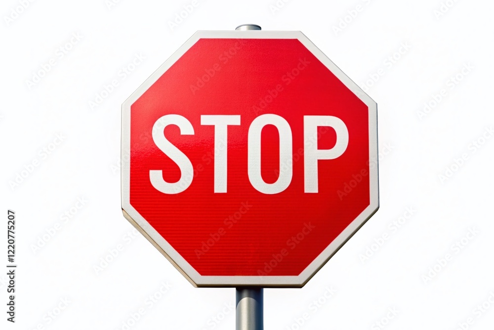 Isolated Red Stop Sign, Prohibition Sign PNG, No Entry Symbol, Warning ...