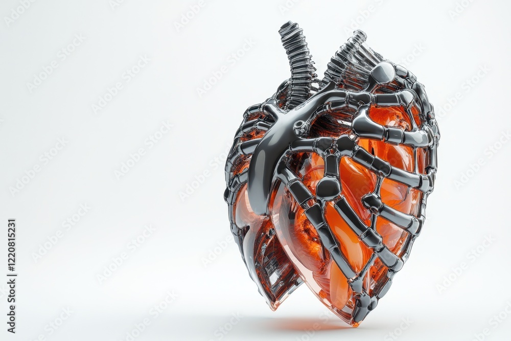 Detailed and Accurate Cross-Section of the Human Chest A Visual Guide ...