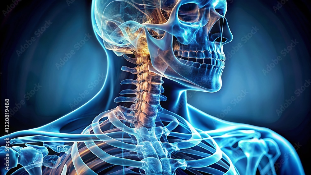 Macro X-Ray: Intricate Bone Structure Detail, Medical Anatomy ...