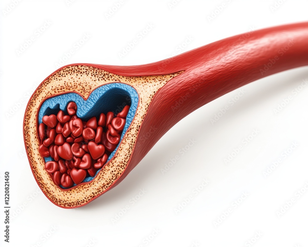 Animated Chart Coronary Artery Blockage Heart Attack, Dynamic ...