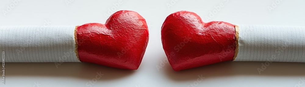 Diagram Illustrating the Impact of Smoking on Heart Health A Simple and ...