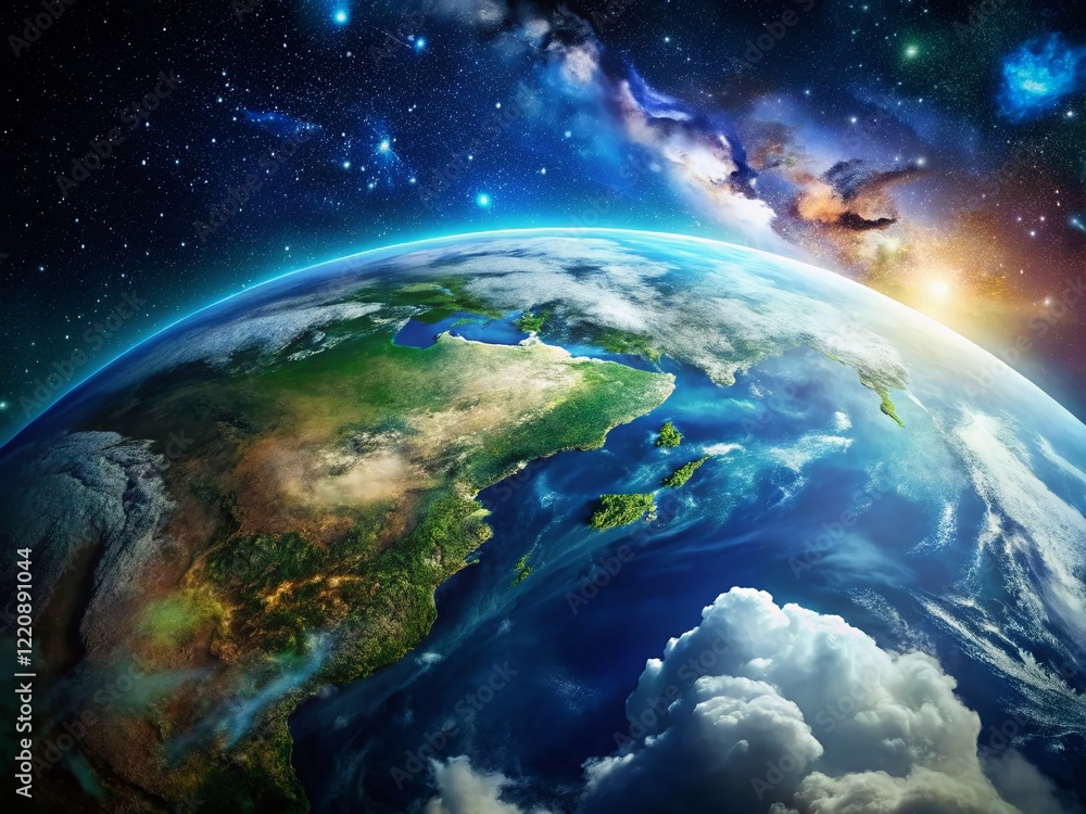 Cinematic Earth from Space: Stunning Cloud Formations Over Continents ...