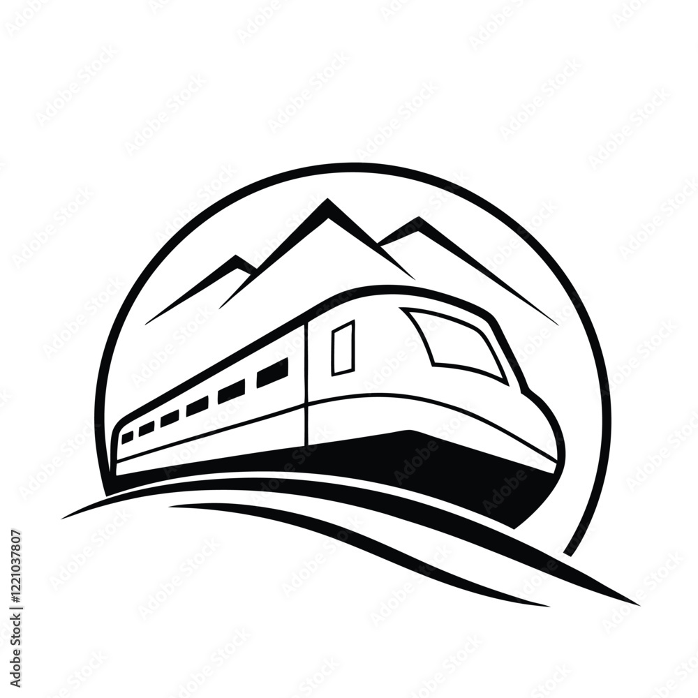Train Outline Coloring Book Fun and Educational Printable Pages for ...