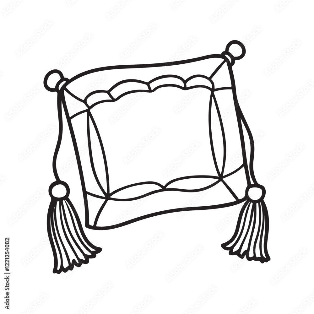 Girl and Groovy: Bold and Easy Coloring Page, Line art, Balck and white ...