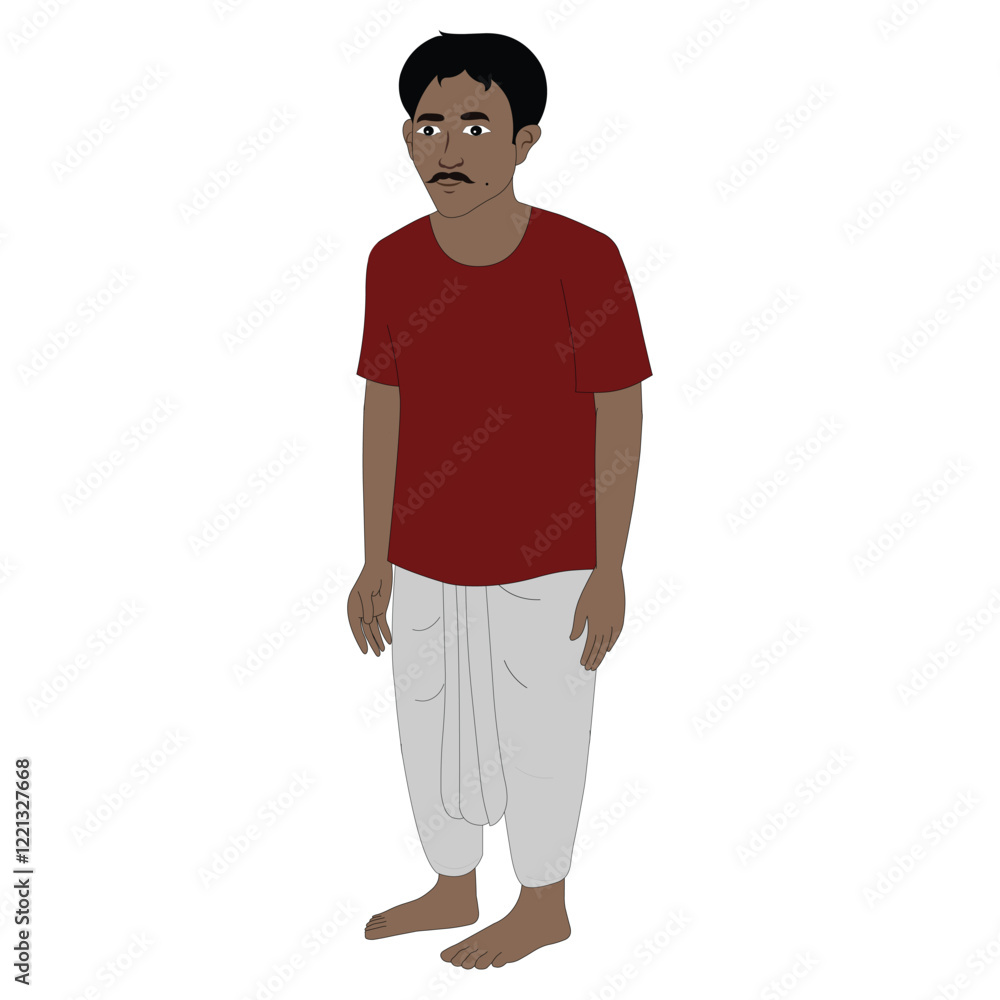 2d Indian cartoon character ready for animation moral stories,made by ...