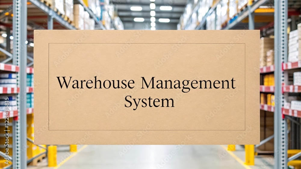 Ilustración de Stock Warehouse Management System Sign in a Modern ...