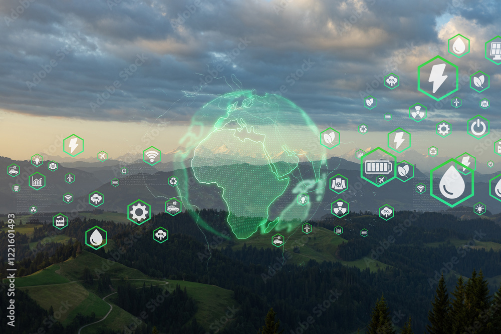 Environmental technology concept. Sustainable development goals. SDGs ...