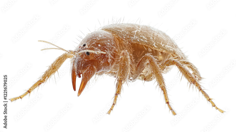 Bed Bug Close-Up: A detailed, high-resolution macro image of a bed bug ...