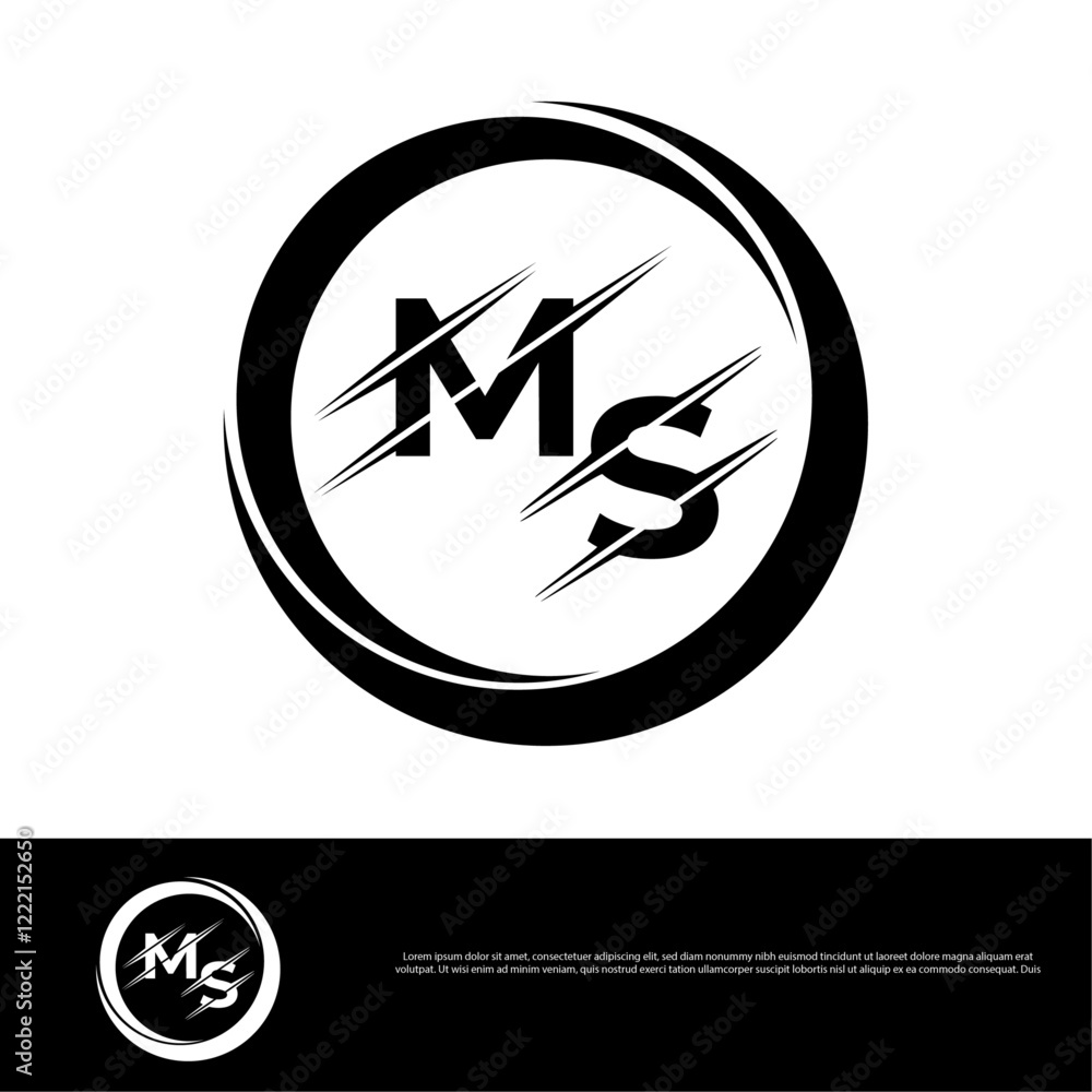 gs logo designs , ms , s , images , dps , logos Stock Vector | Adobe Stock