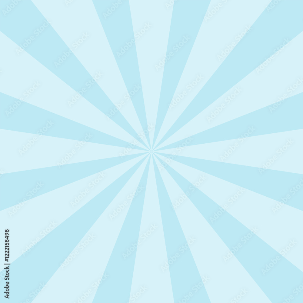 Background with blue sun rays. Abstract background with rays and lines ...