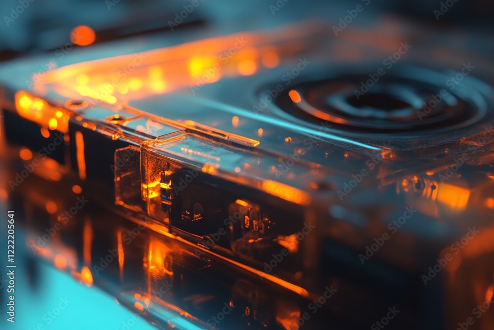 Exploring the nostalgia of the 90s the iconic audio cassette for music ...
