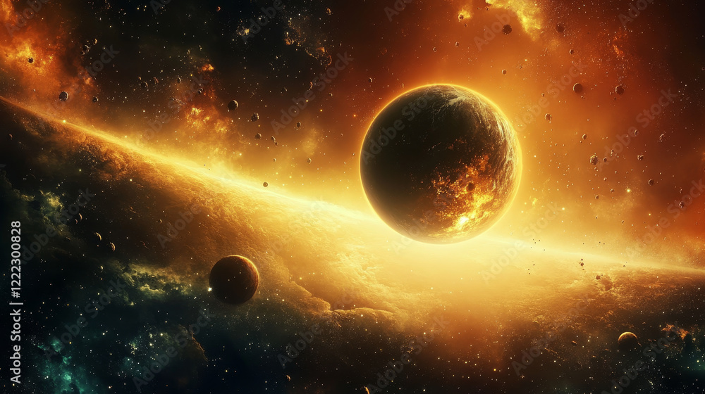 Mobile space game arcade with spaceship parallax background ...