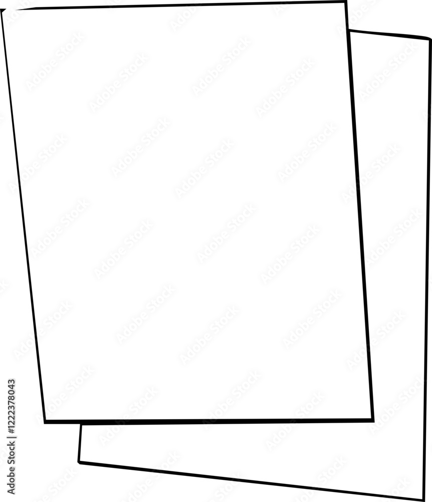 Memo sticky note reminder sheet paper. Doodle paper frame, check list ...