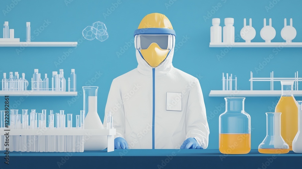 Ensuring Safety Microbiology Labs A symbolic representation of personal ...